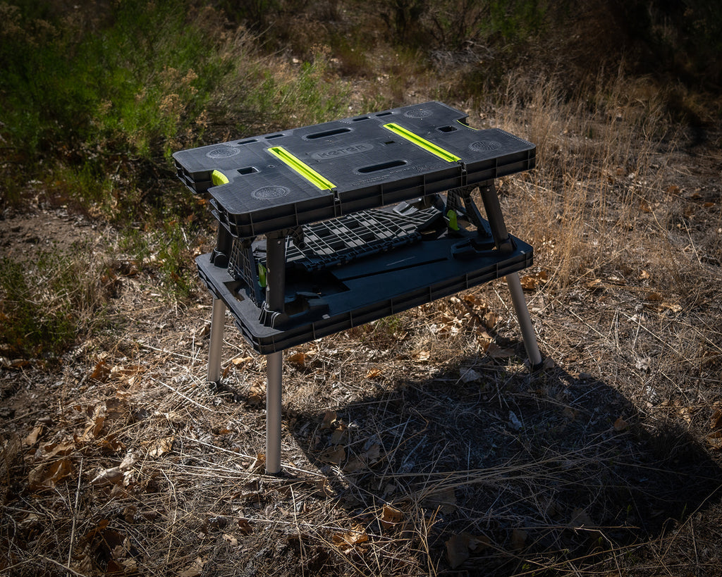 Keter Compact Portable Folding Workbench Table – TailgateNGo